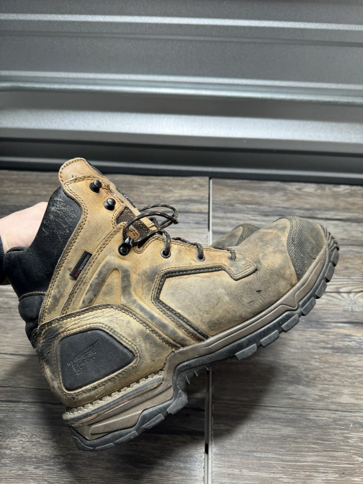 Red Wing 2401 FLEXFORCE Waterproof Safety Toe Brown & Black Leather ...