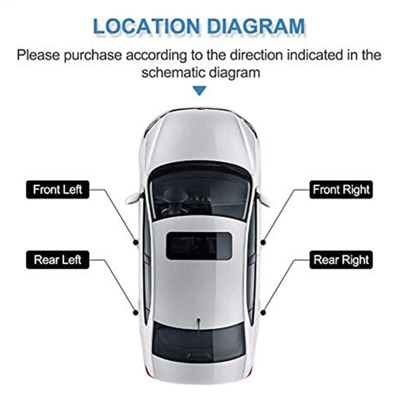 Car Door Handles Chrome Interior Inside Inner Front Rear Driver ...