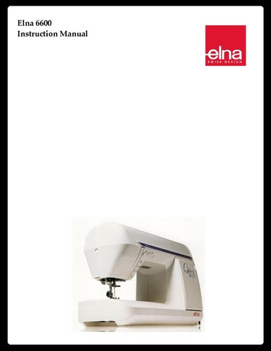 Elna 6600 Sewing Machine Instructions Manual Reprint Coil Bound | eBay