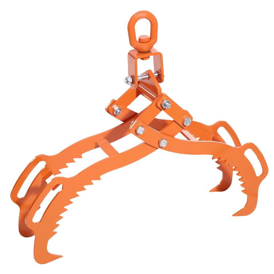 28in Log Lifting Tongs, Timber 4 Claw Log Tong, Steel Tongs for Log ...