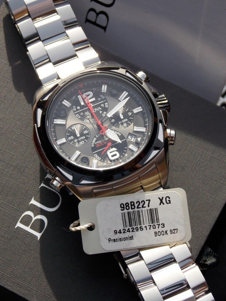 BULOVA 98b227 PRECISIONIST CHRONOGRAPH BRAND NEW RARE!!! | eBay