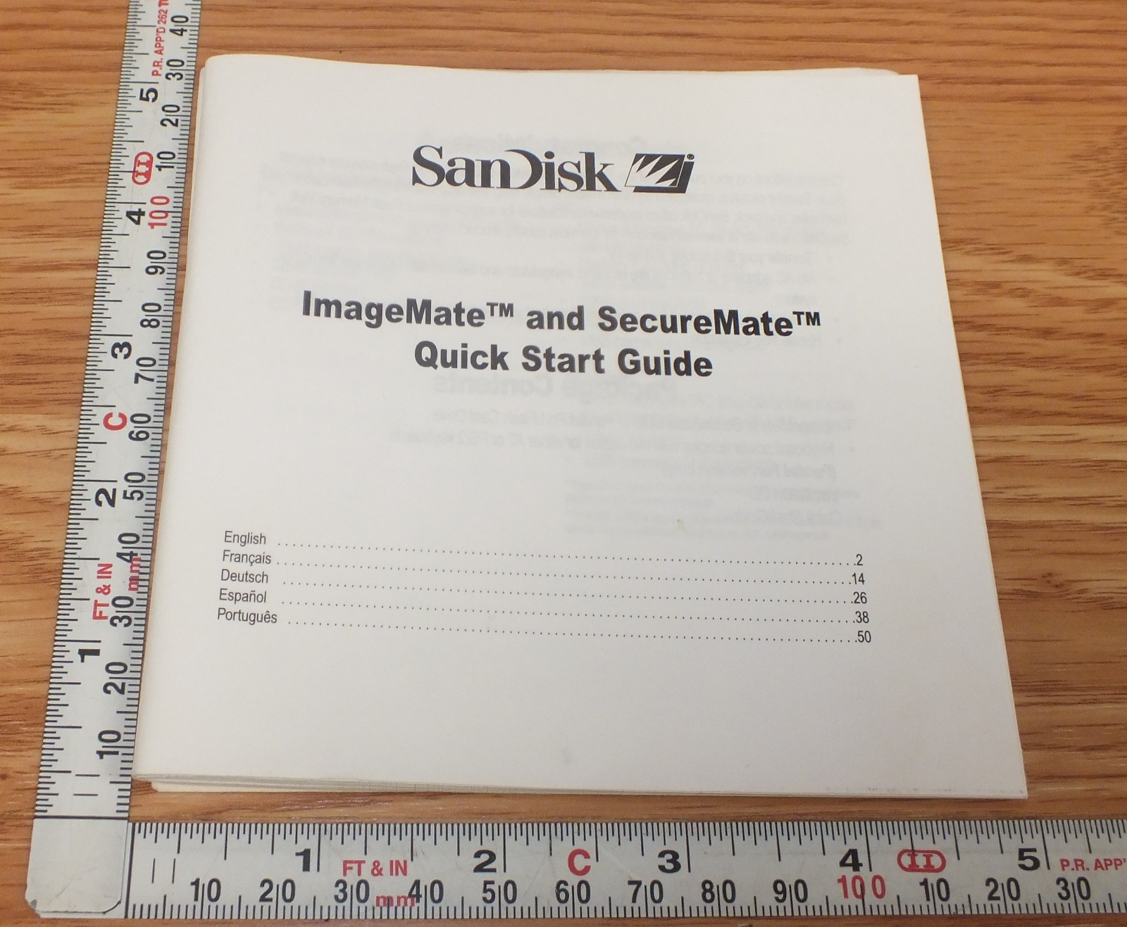 OEM SanDisk ImageMate / SecureMate Installation CD & Quick Start Guide ...