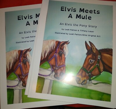 Elvis Meets a Mule Kid's Pony Longears story softbound watercolor by ...