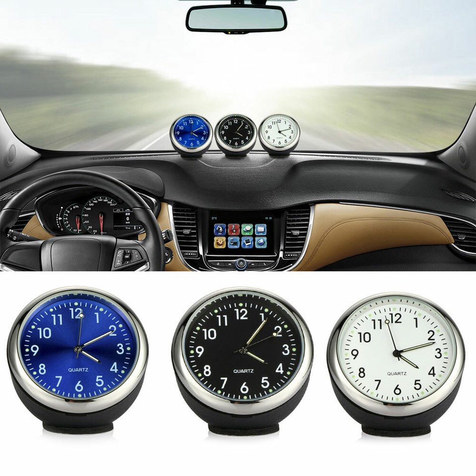 Car Interior Dashboard Clock Luminous Backlight Pointer Clock Decorate ...