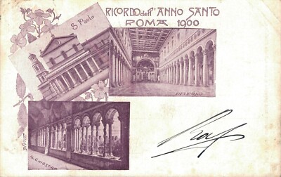Italy - Ricordo Dell'anno Santo Roma 1900 S. Paolo 04.38 | eBay