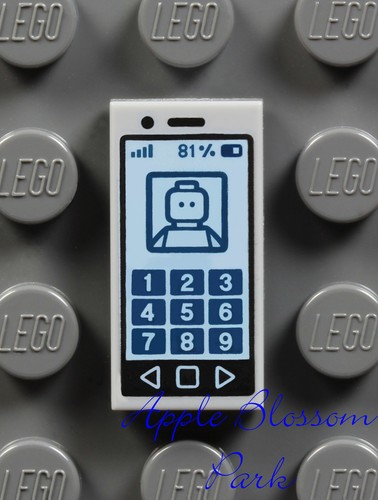 NEW Lego Minifig Gray SMART CELL PHONE 1x2 PRINTED TILE Girl Friends ...