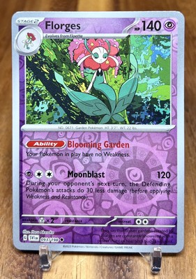 Florges 093/198 SV1 Scarlet & Violet Base Reverse Holo Pokemon Card NM ...
