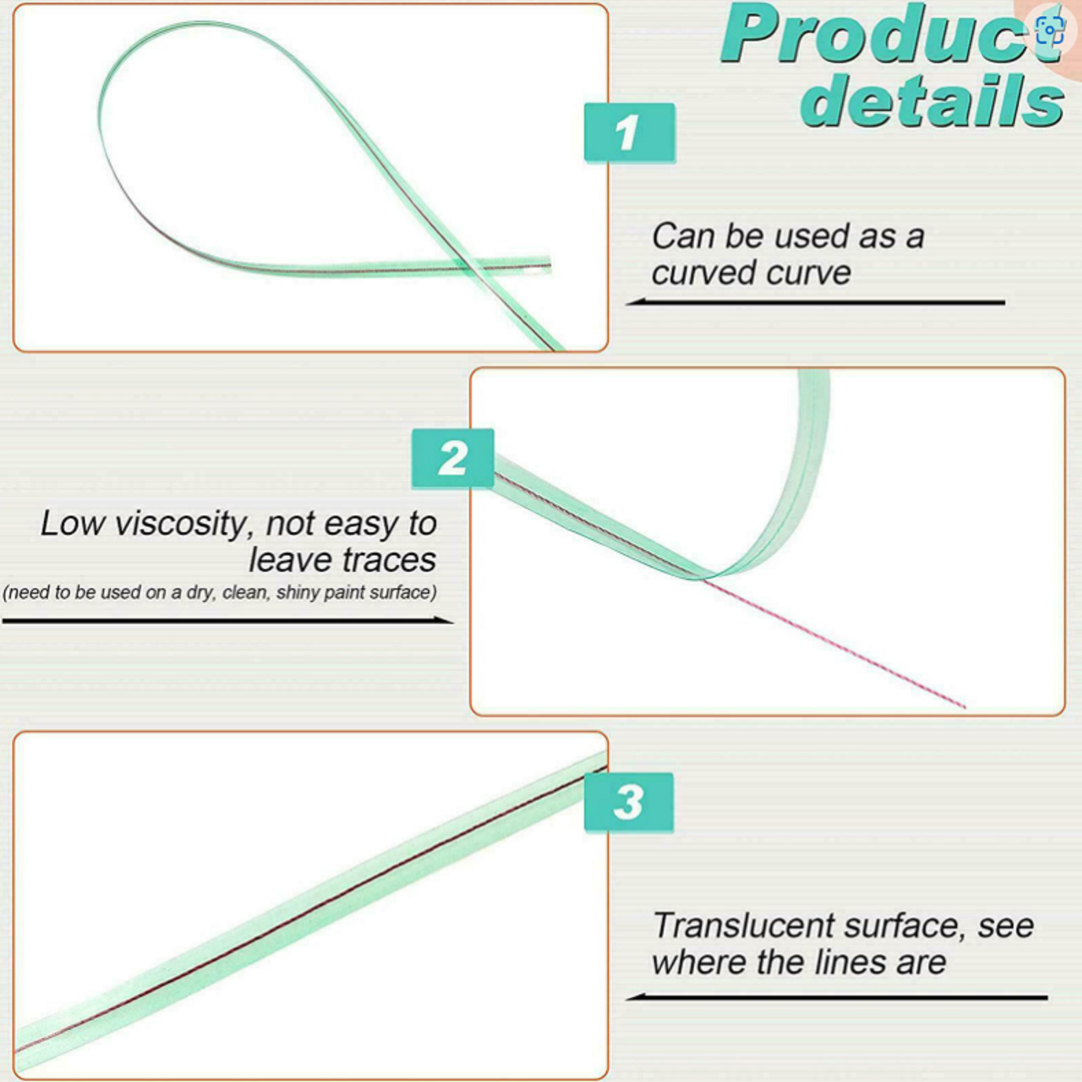 5/10/15M Knifeless New Design Line Vinyl Wrap Cutting Tape 15 Meter 1/8 ...