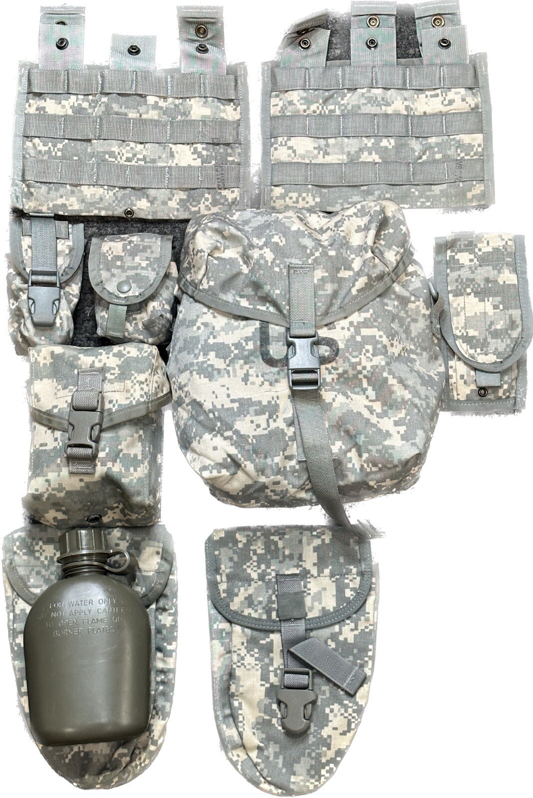 US Army MOLLE Rifleman Kit! 14 Piece Set! Assault Pack, Vest, Waist ...