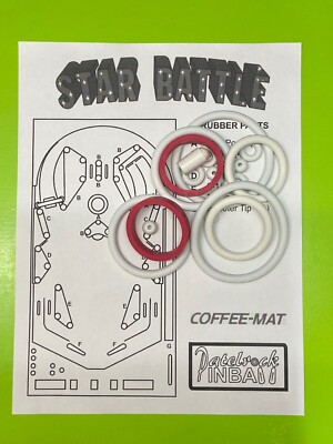 Coffee-Mat Star Battle Pinball Machine SILICONE / RUBBER Ring Kit | eBay