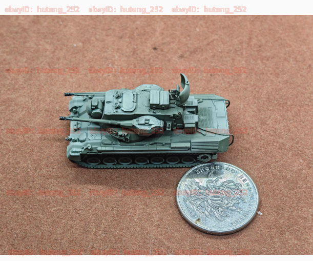 1/144 2 Germany Green Cheetah Anti-aircraft Tanks +1 American Military ...