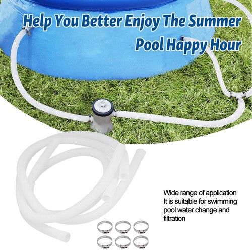 3Pcs Hose Polyethylene Plastic Pressure Resistant Proof Pool Pump Hose ...