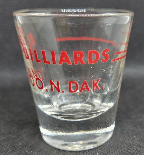 Vintage/Antique Rex Billiards Shot Glass Cando, North Dakota | eBay