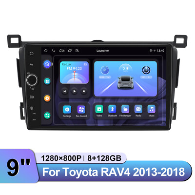 For 2013-2018 TOYOTA RAV4 9" IPS Screen GPS Navigation Head Unit W ...