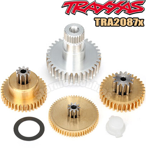 Traxxas 2087X Metal Gear Set - 2085 & 2085X Servos for X-Maxx ...