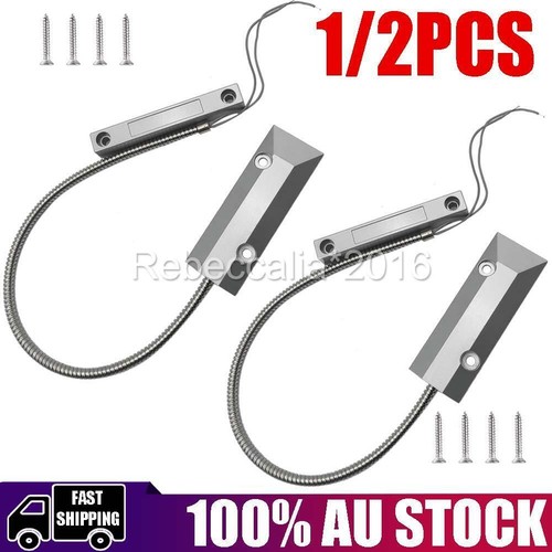 1-2x Magnetic Door Sensor Alarm Reed Switch Detector Roller Shutter Garage Safe | eBay Australia