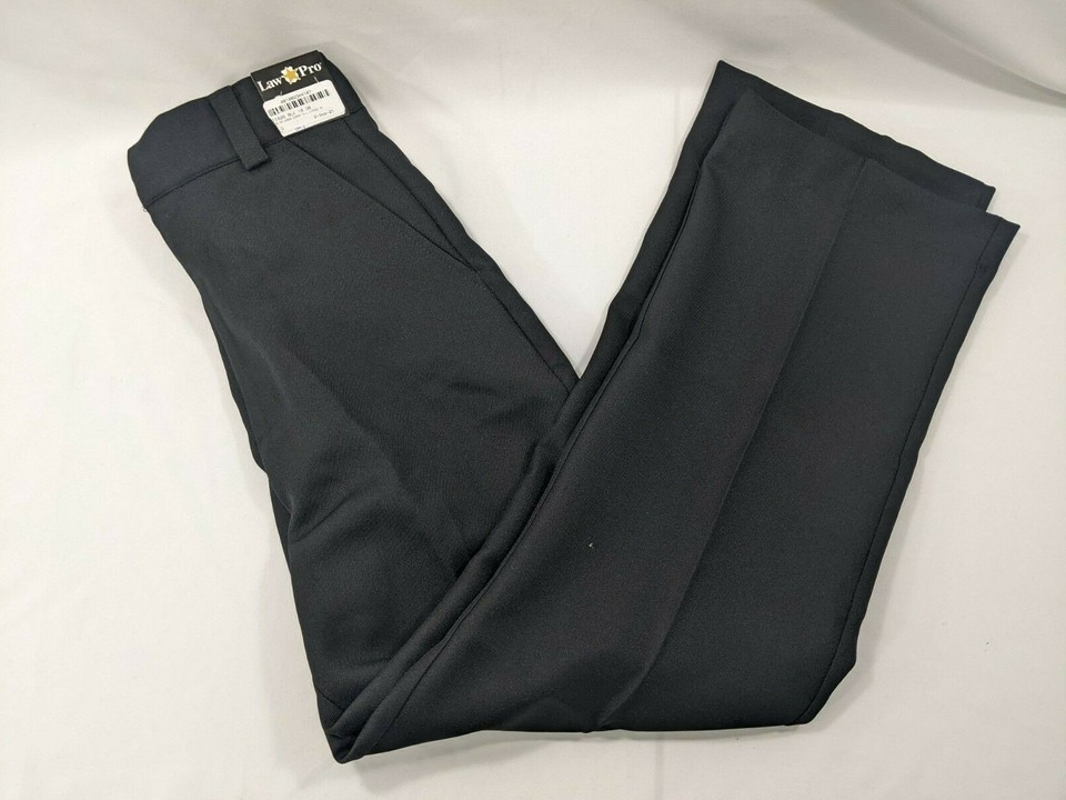 NEW WOMENS LAWPRO TT826 SIZE 12X27 UNIFORM PANTS 100% POLYESTER BLACK ...