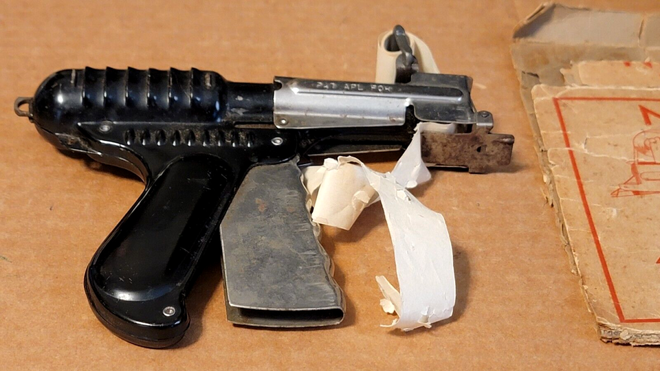Vintage 1930's Black Nu-Matic Toy Paper Buster Gun - Space Ray Gun ...