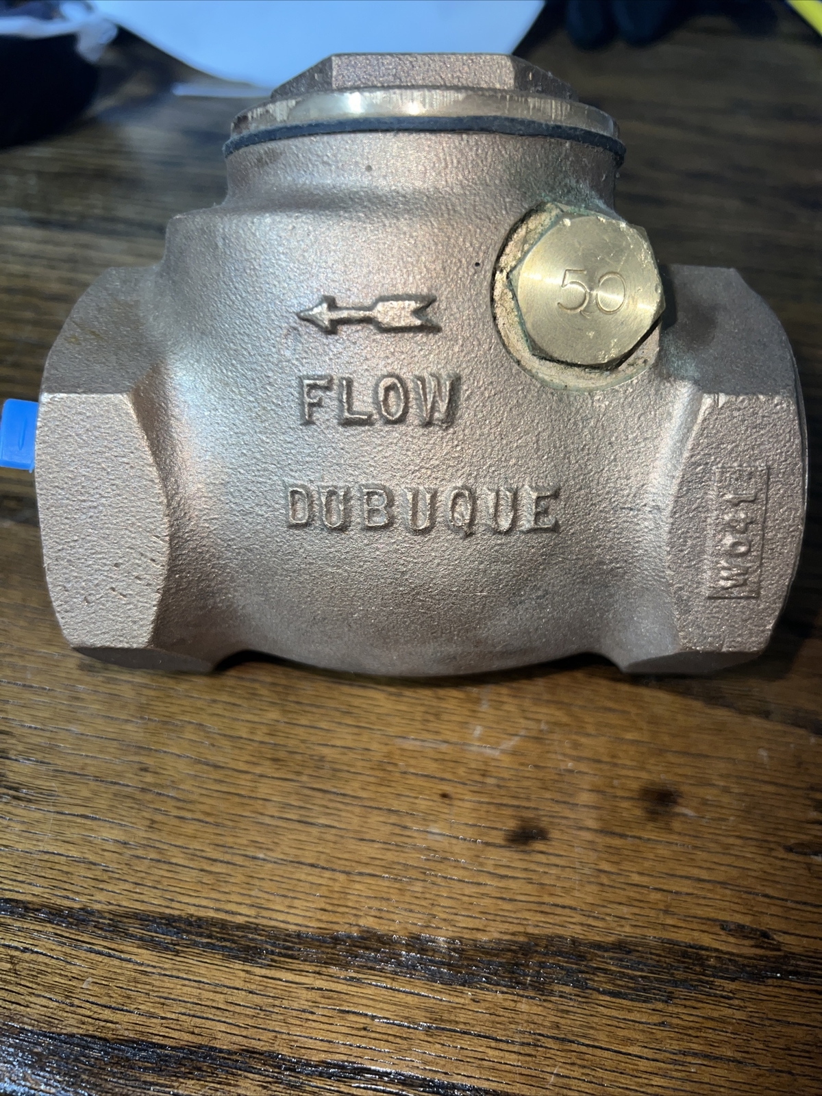 MBC Morrison Dubuque FIG 246A-0400AV 3 Inch Swing Check Valve Threaded ...