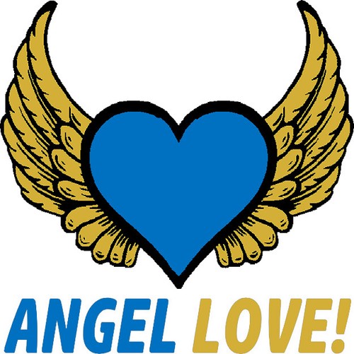 30 Custom Blue Angel Love Heart Personalized Address Labels | eBay