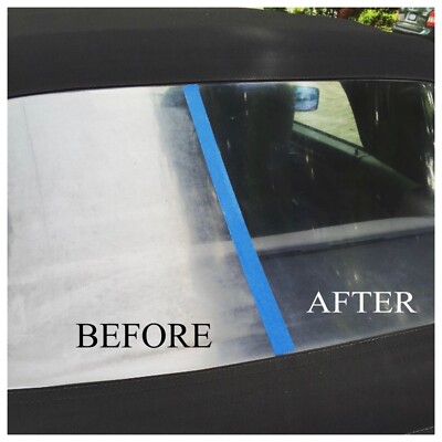 JEEP PLASTIC WINDOW CLEANER POLISHER CLEANER FIX CONVERTIBLE SOFT TOP ...