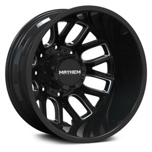 MAYHEM 8107 Cogent Dually Rear 22X8.25 8x210 ET-232 Gloss Blk//Milled ...