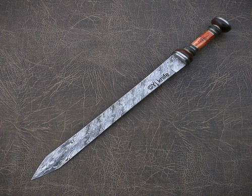 Roman Gladius, Sword Battle Ready, Handmade Damascus Steel 27 Inches ...