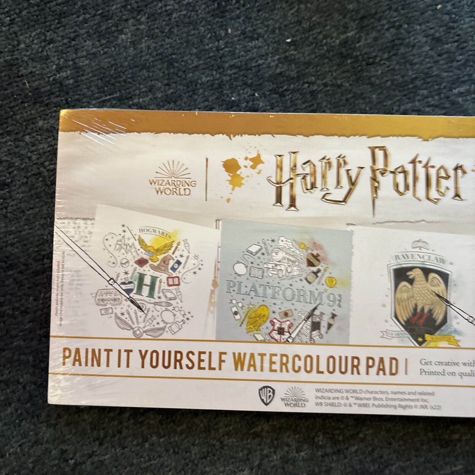 Harry Potter Paint It Yourself Watercolour Pad - Makes 6x6" Cards *New ...