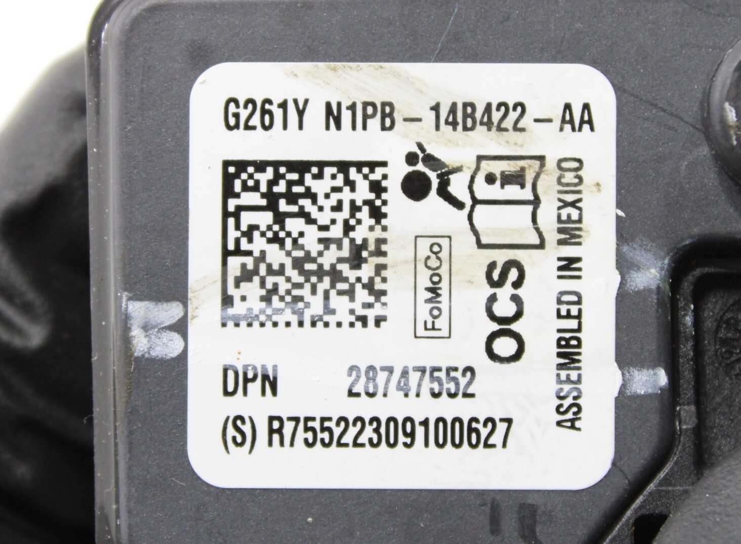 FORD BRONCO SPORT FRONT RIGHT SIDE PASSENGER SEAT OCCUPANT SENSOR OEM ...