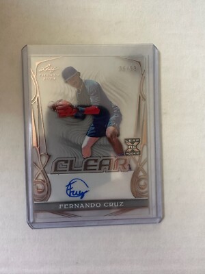 Fernando Cruz 2023 Leaf Trinity XRC Rookie Autograph 36/99 Auto Chicago ...