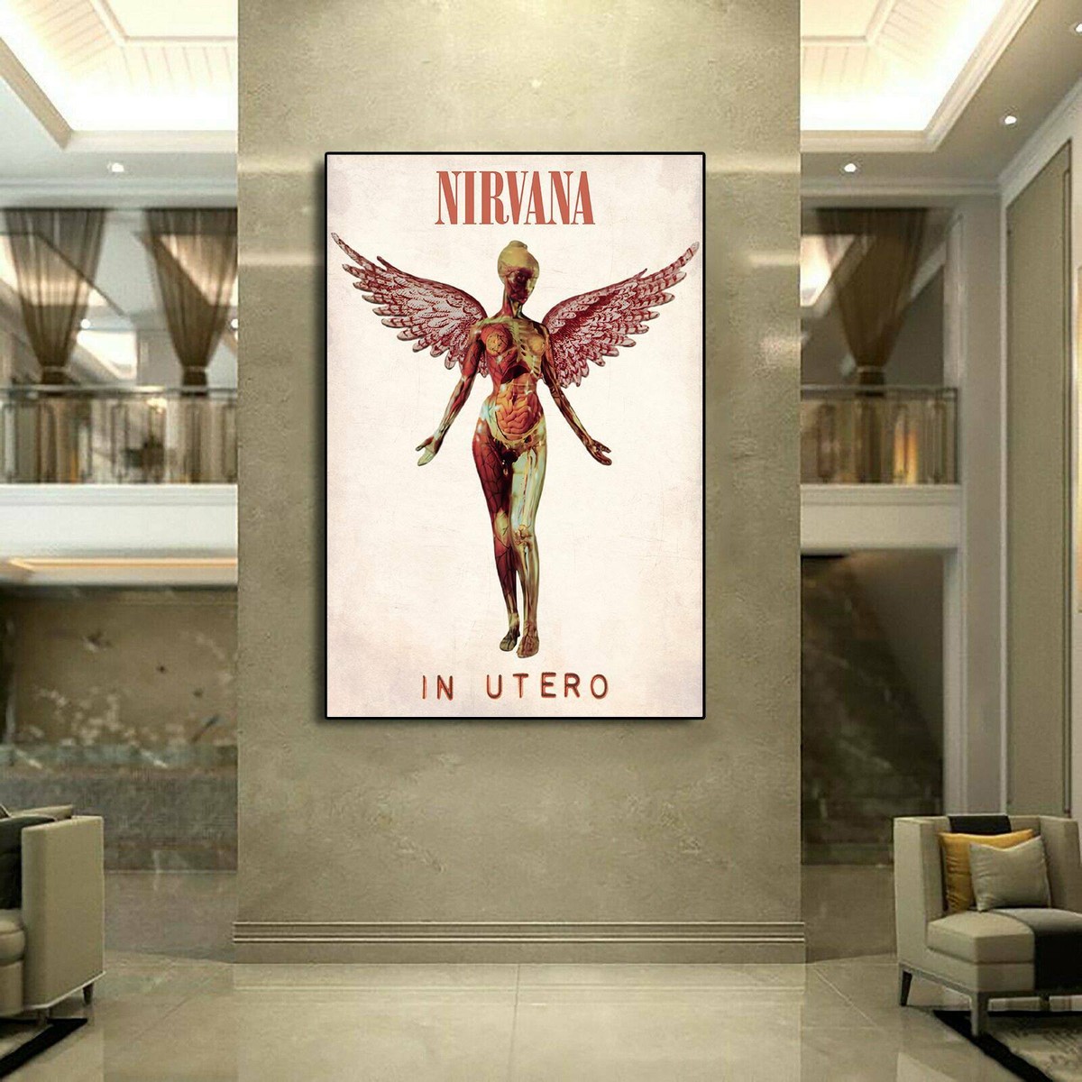 Nirvana In Utero Albumomslag Nirvana Reissuing In Utero With 2
