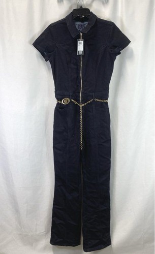 NWT Guess Womens Navy Blue EmberOne-Piece Jumpsuit Size Medium | eBay