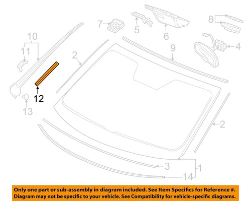 HONDA OEM 16-23 MDX Windshield Reveal Moldings-Side Molding Retainer ...