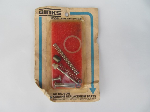 Binks 6-205 Replacement Parts For Model 370A Spray Gun for sale online ...