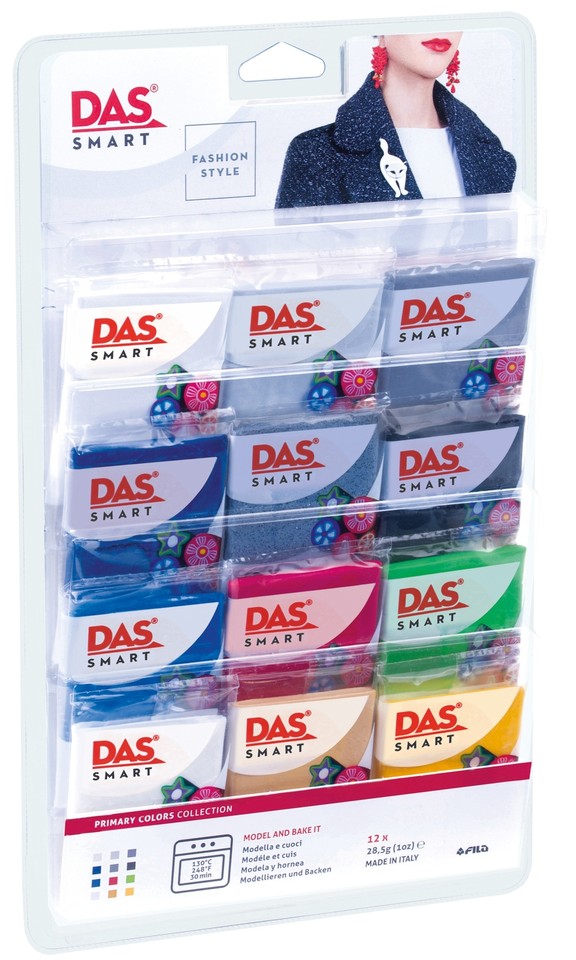DAS Smart Clay Collection 1oz 12/Pkg-Primary DASF32-2100 | eBay