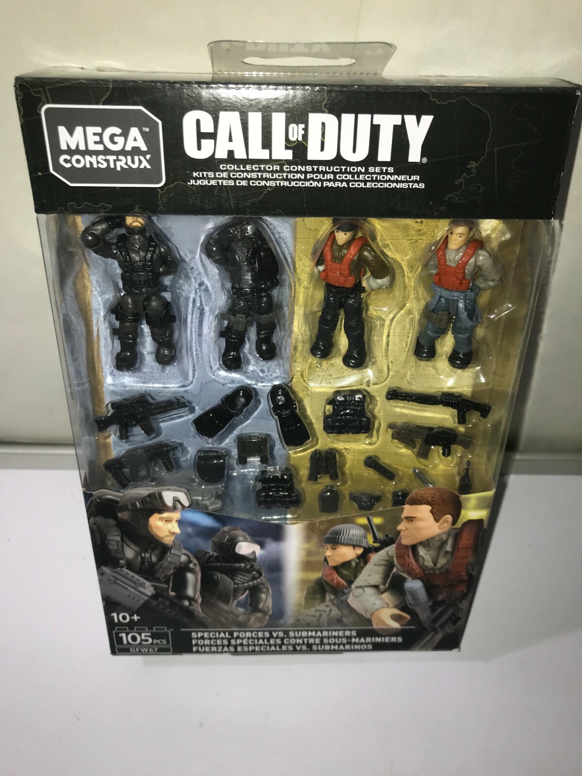 Mega Construx COD Call Of Duty SPECIAL FORCES vs SUBMARINERS #GFW67 Set ...