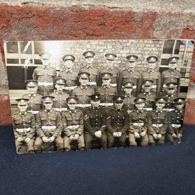 WW1 Group photo of British Officers postcard . Officer training School ...