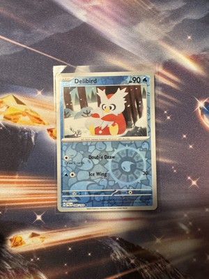 REVERSE HOLO Pokemon S&V Paldea Evolved Delibird 046/193 Card | eBay UK