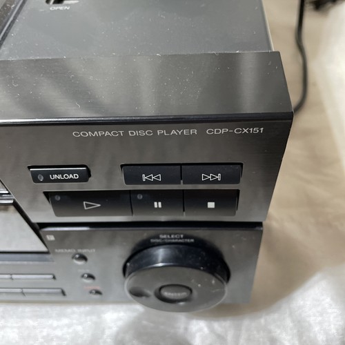 SONY MODEL CDP-CX151 CD PLAYER 100 DISC | eBay