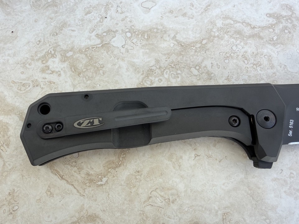 ZT 0804CF REXFORD Zero Tolerance Knife CPM-20CV Carbon Fiber Rare NIB ...