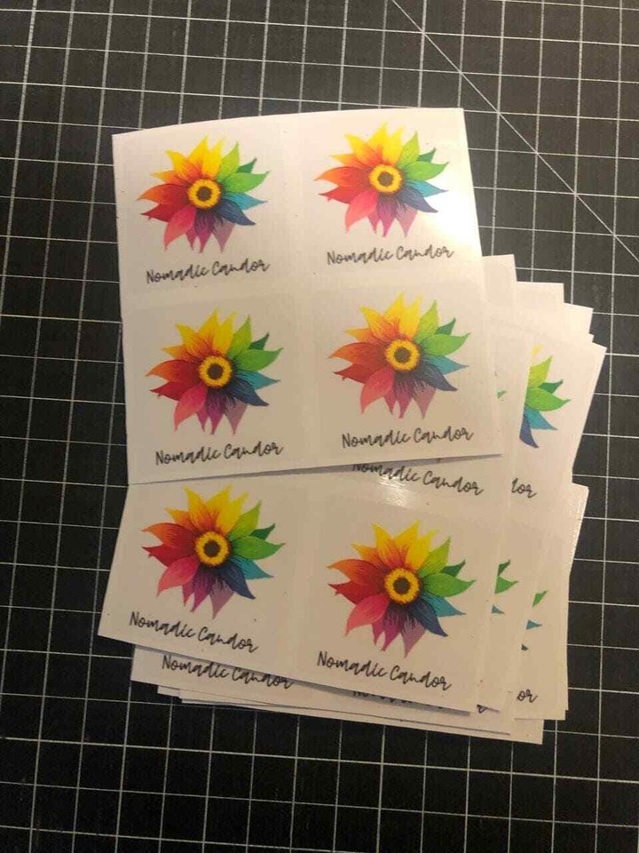 100 Custom Clear Stickers, Clear Labels transparent Stickers Bulk Print ...