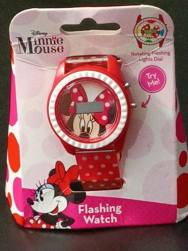 Disney Minnie Mouse Flashing Watch New | eBay