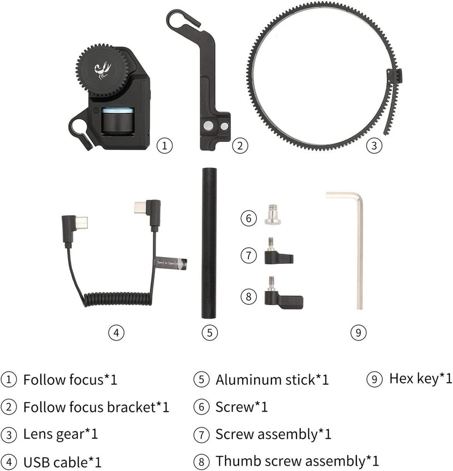 FeiyuTech FM1 Follow Focus Brushless Motor Kit for SCORP C Mini 1 SCORP ...