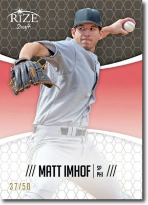MATT IMHOF 2014 Rize Rookie BLACK Paragon PHILLIES RC #/50 | eBay
