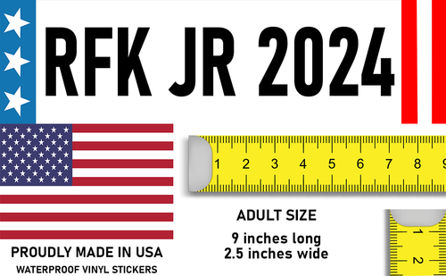Robert F. Kennedy 2024 Sticker RFK Jr for President Bumper Sticker ...