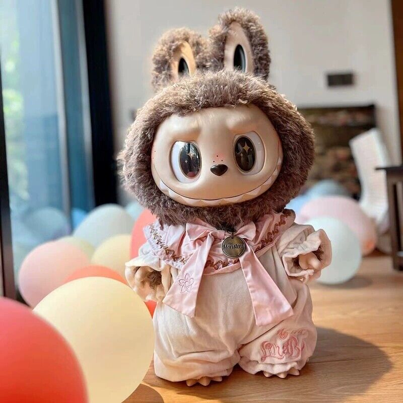 POP MART 58CM The Monsters Labubu Plush Doll Skirt Set POP MART 58CM The Monsters Labubu Plush Doll Skirt Set