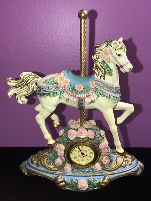 The Carousel Rose Clock - By The Intl. Museum of Carousel Art - Limited ...