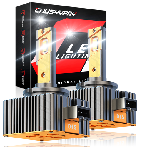 2x D1S D1R LED Headlight Bulb 180W 6000K High Low Beam HID Xenon ...