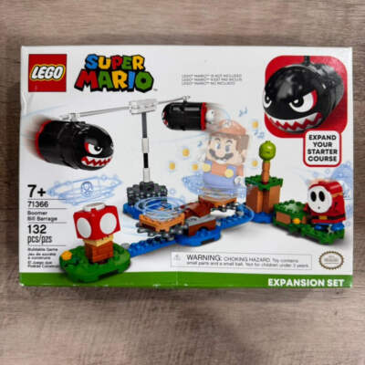 LEGO Super Mario: 71366 Boomer Bill Barrage Expansion Set (132 Pieces ...
