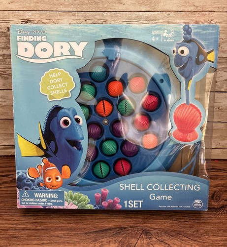 FINDING DORY shell collecting game 2 player spinning 100% complete ...